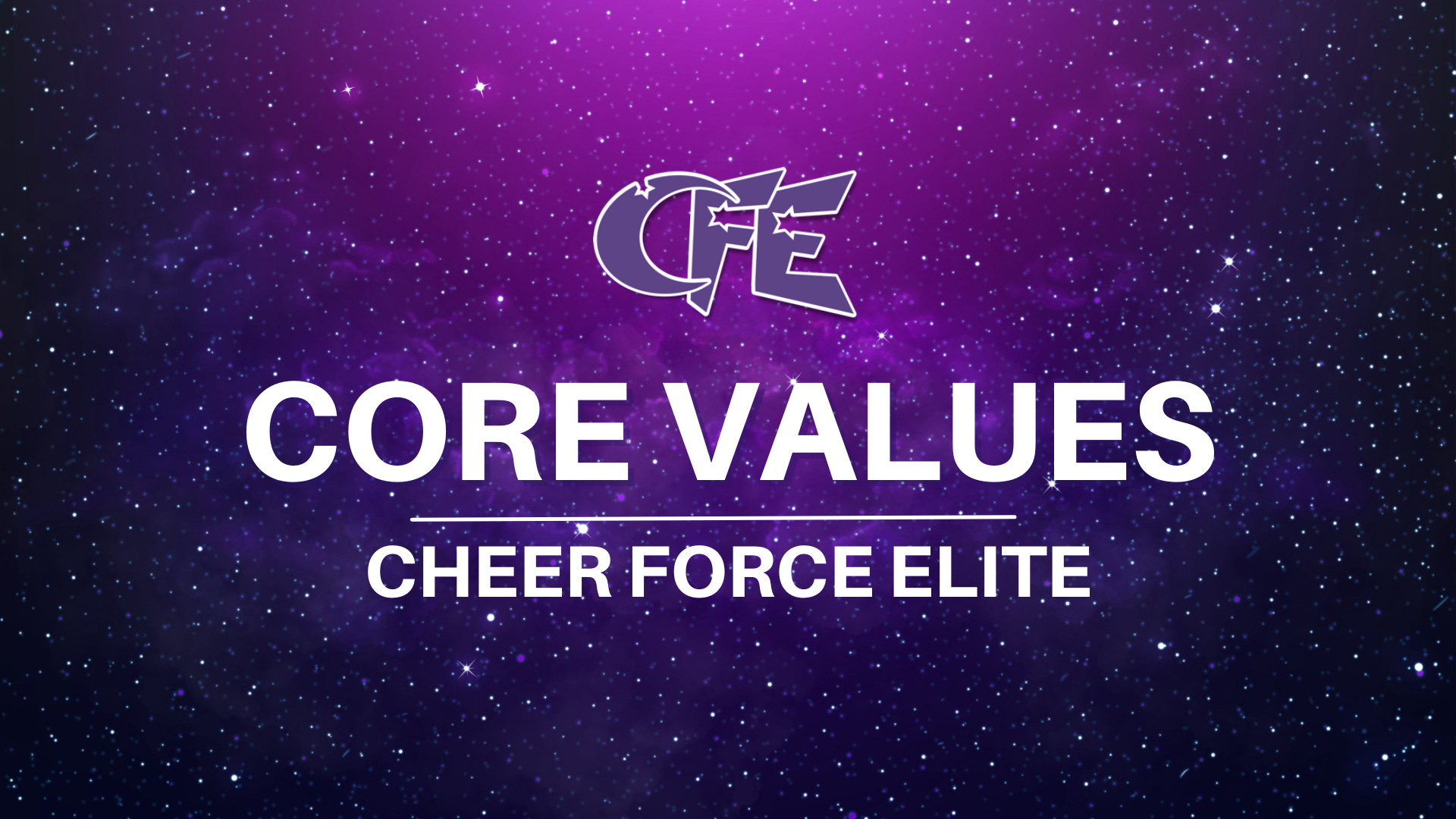 Core Values – Cheer Force Elite Staff