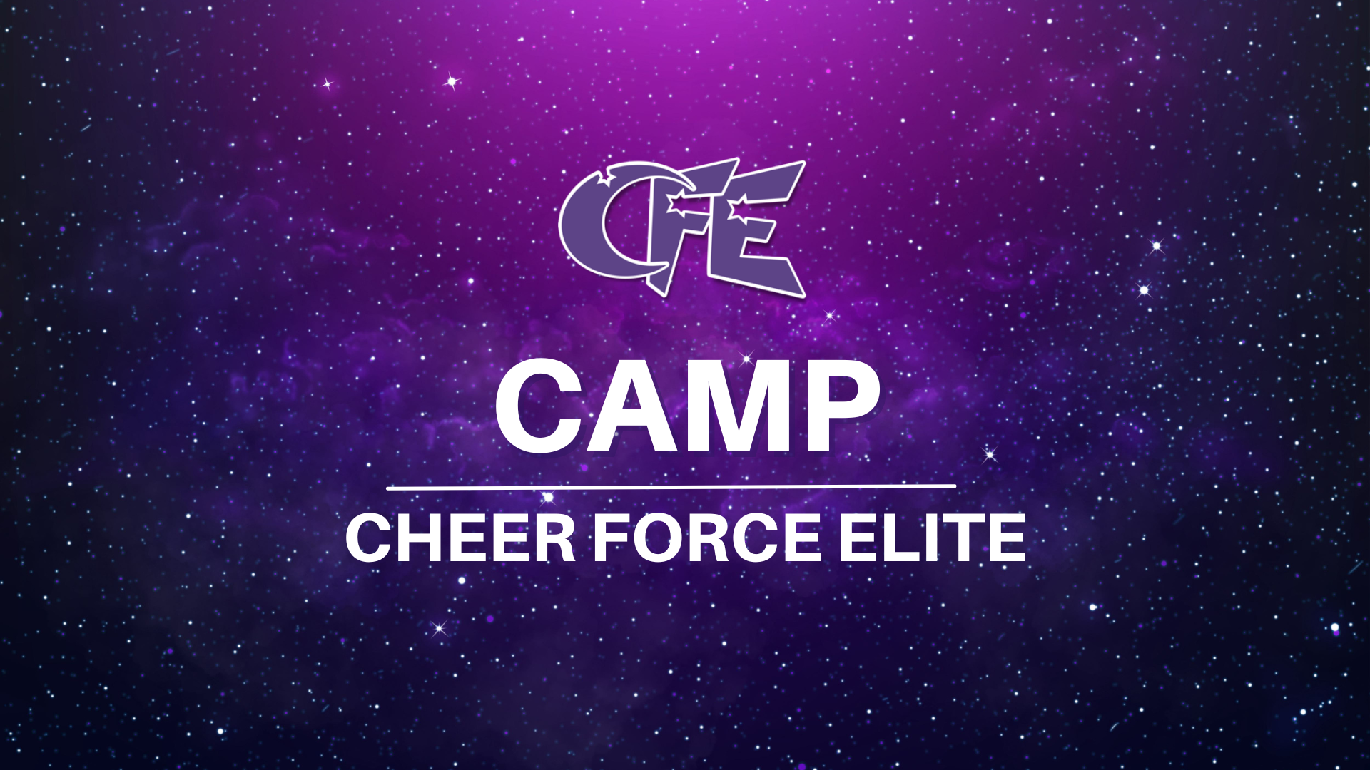 Kids Camp – Cheer Force Elite Staff